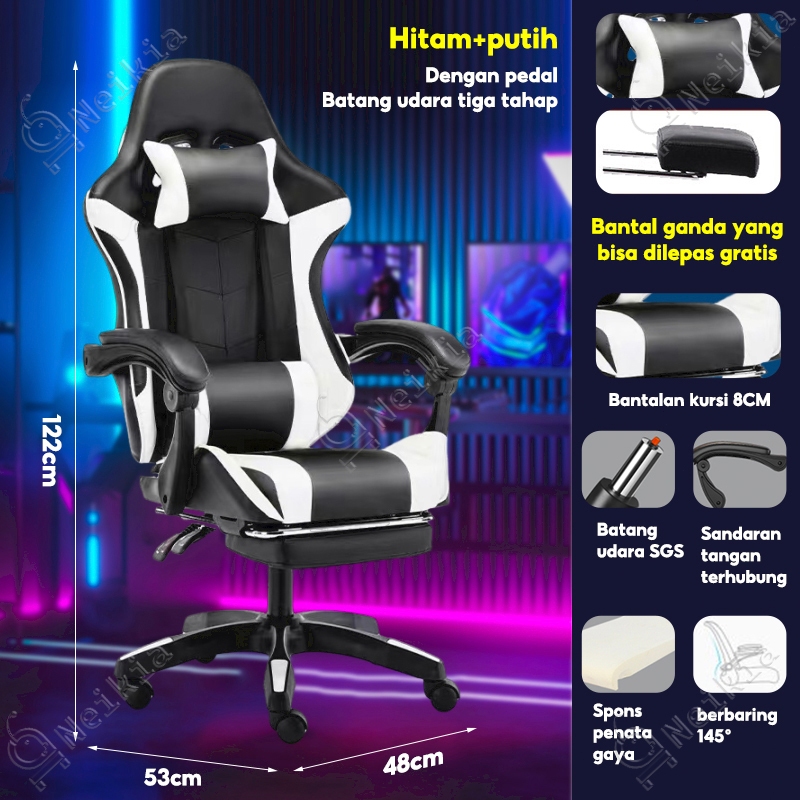 Jual Kursi Gaming Gaming Chair Kursi Video Game Kursi Santai Kursi Gamers Kursi Gamer Kursi ...