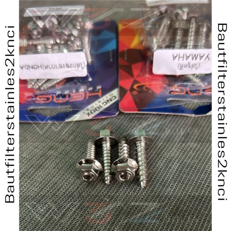 Jual Baut probolt filter stainless 2kunci Vario beat scoopy nmax aerox ...