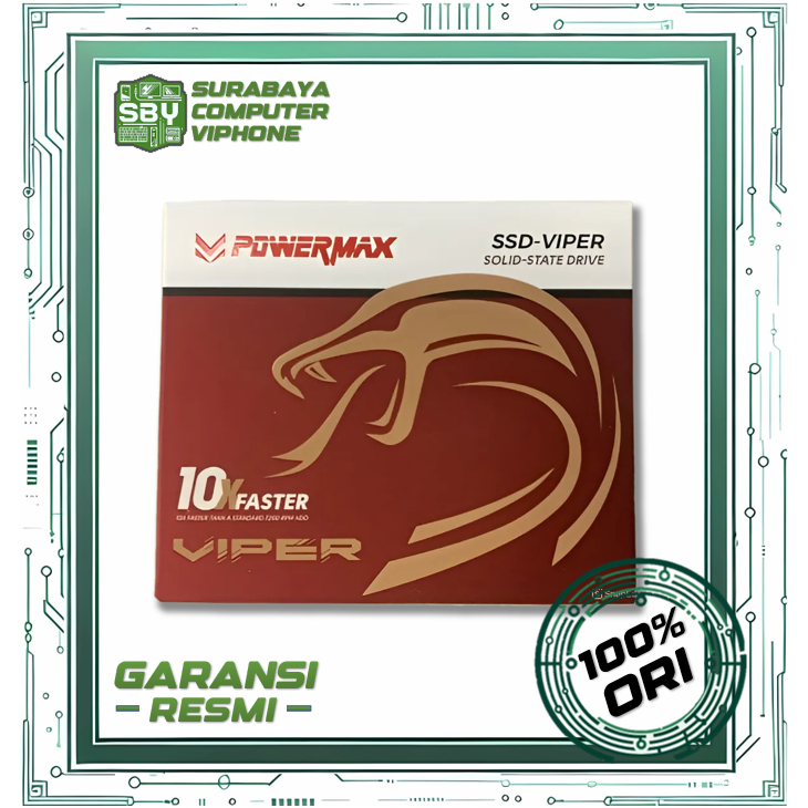 Jual SSD Viper PowerMax | SATA III | kapasitas 128GB/256GB/512GB ...