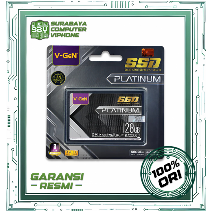 Jual SSD V-Gen Vgen Platinum | SATA III | Kecepatan Baca 550 MB/s ...