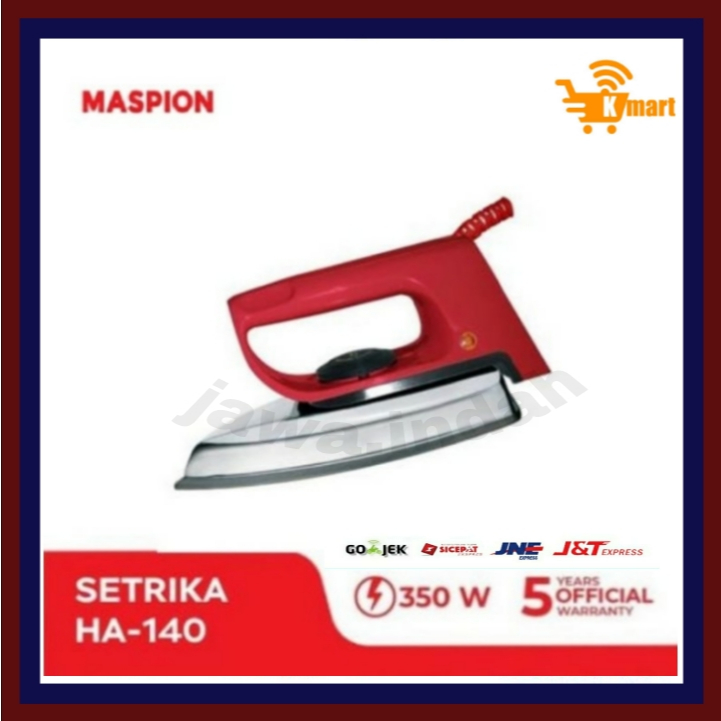 Jual Setrika listrik Maspion HA 140 Setrika full stainless steel ...
