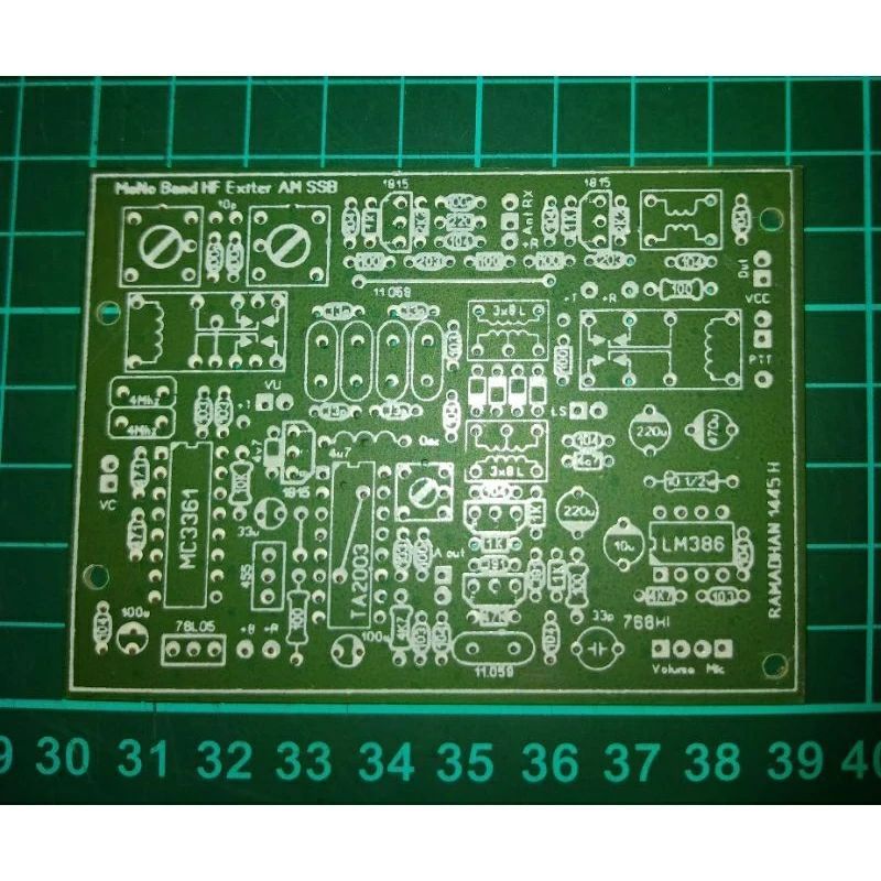 Jual PCB Radio HF SSB 40 M Band BITX PCB MINI 30 Watt (10x13.5 cm ...