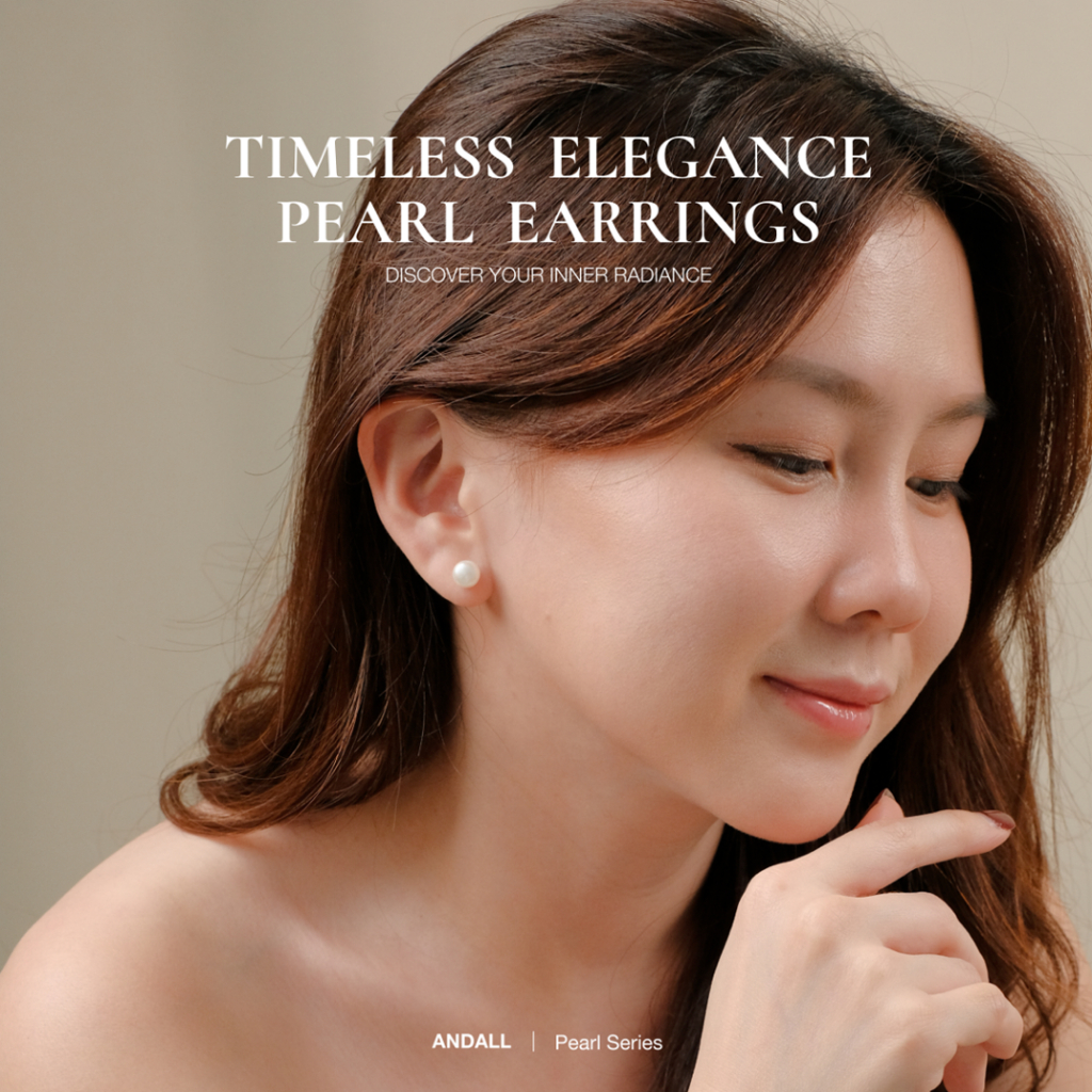 Jual ANDALL - Andall x Frisca- Timeless Pearl Studs [925 Sterling ...