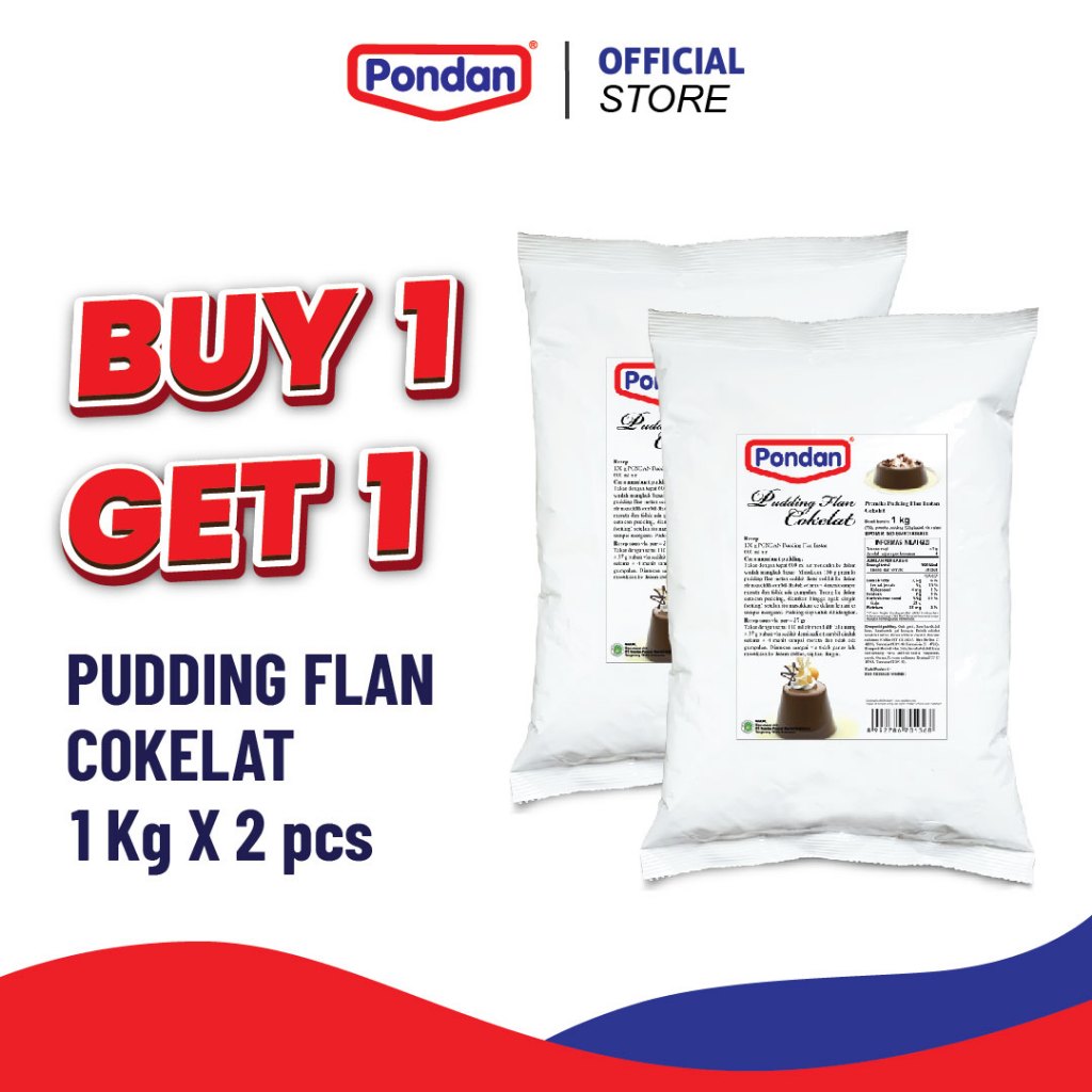 Jual BUY 1 GET 1 Pondan Tepung Premiks 1Kg | Shopee Indonesia