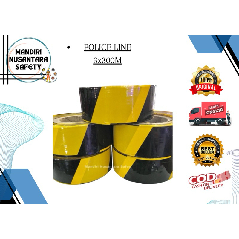 Jual POLICE LINE Ukuran 3x300 METER / Garis Polisi Safety Line ...