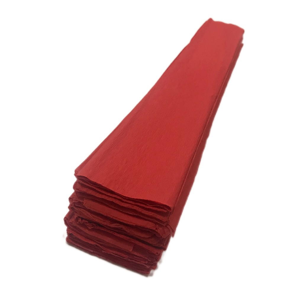 Jual Kertas Krep MERAH Crepe Paper Kertas Dekorasi Kertas Bunga Kertas ...