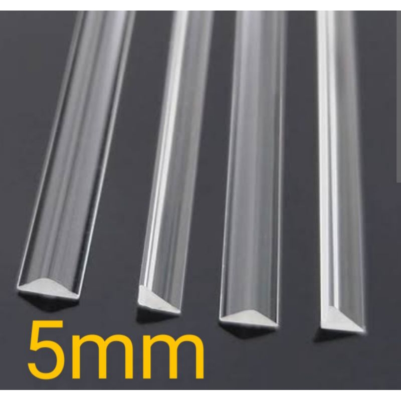 Jual Siku / segitiga acrylic akrilik penguat lem sudut 5mm panjang ...