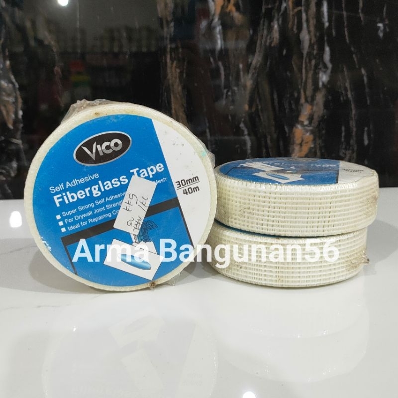 Jual Isolasi Gypsum / Tape Fiberglass / Lakban Perban Plafon / Kassa ...