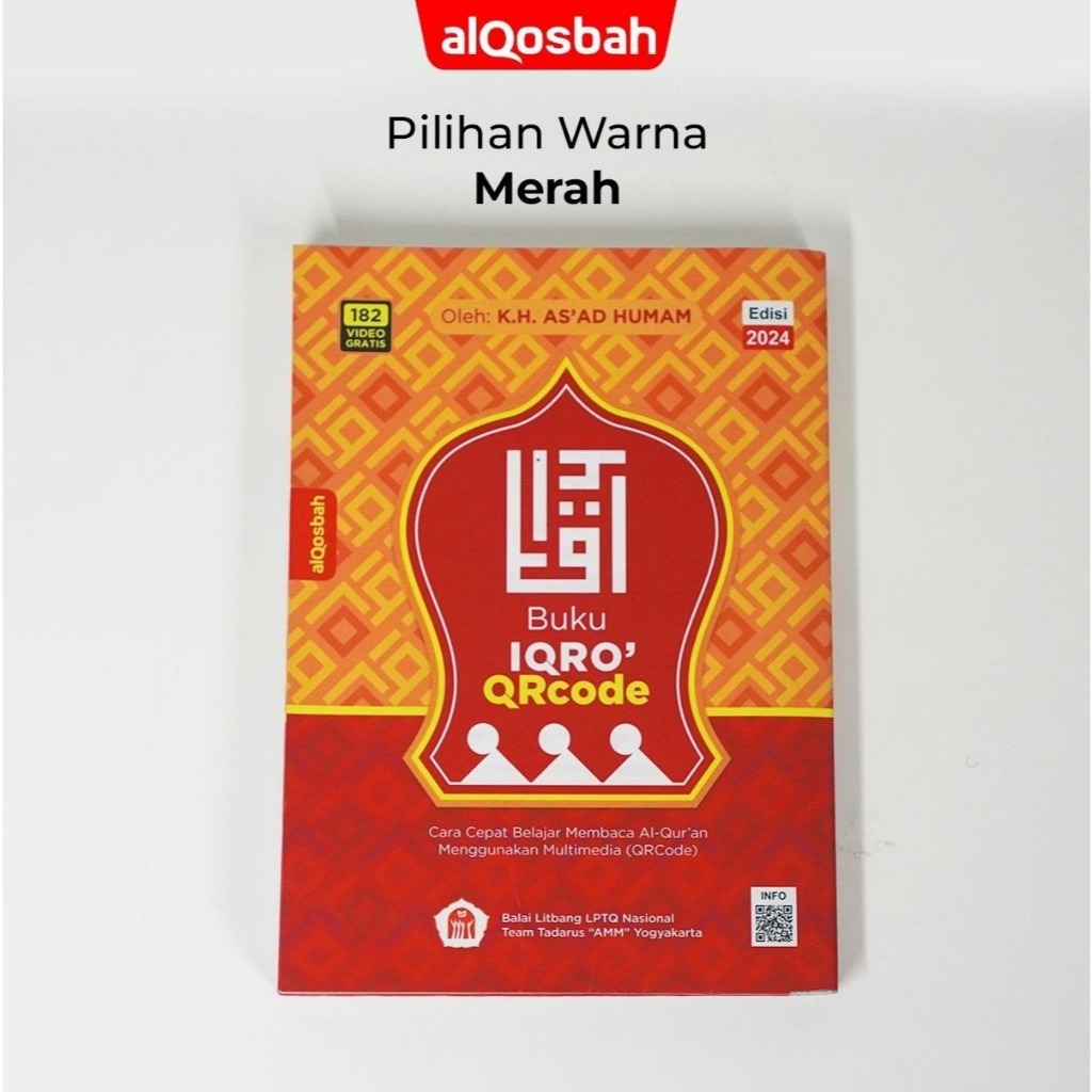 Jual Buku IQRO' QR CODE Edisi Milenial 2024 QR Code al Qosbah Buku Iqro ...