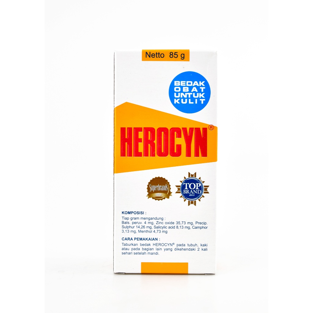 Jual Herocyn Bedak Obat Untuk Kulit 50g/85g/150g | Shopee Indonesia