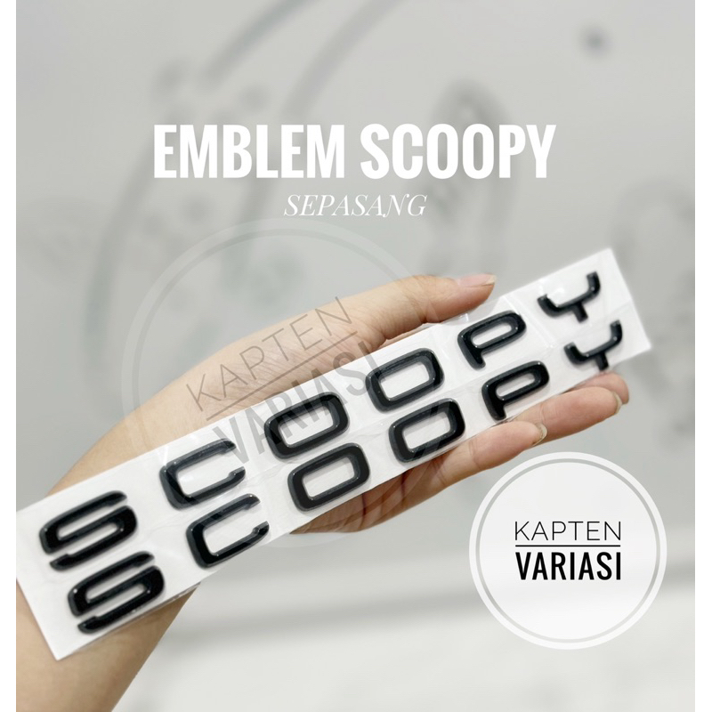 Jual emblem honda scoopy sepasang motor | Shopee Indonesia