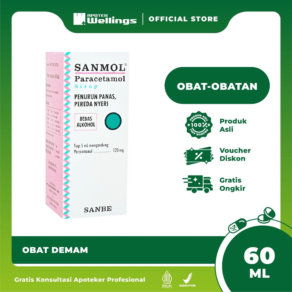 Jual Sanmol Sirup Obat Demam 60ml | Shopee Indonesia