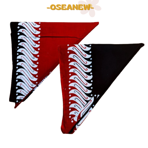 Jual -LARIS- UDENG BANYUWANGI SEGITIGA HITAM / Ikat Kepala Batik ...