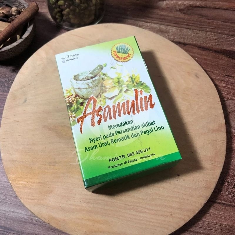 Jual asamulin kapsul original(asam urat) jamu | Shopee Indonesia