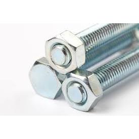 Jual Bolt + Nut C/W Spring Washer dan Ring Galvanis | Shopee Indonesia