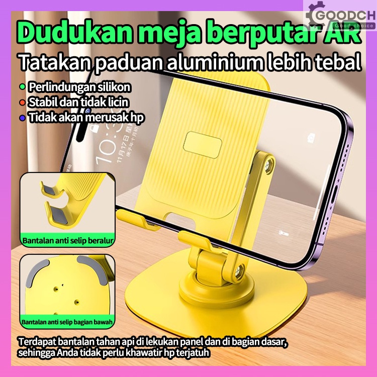 Jual GOODCH Dudukan Universal Lipat Portabel Penyangga Logam Holder ...