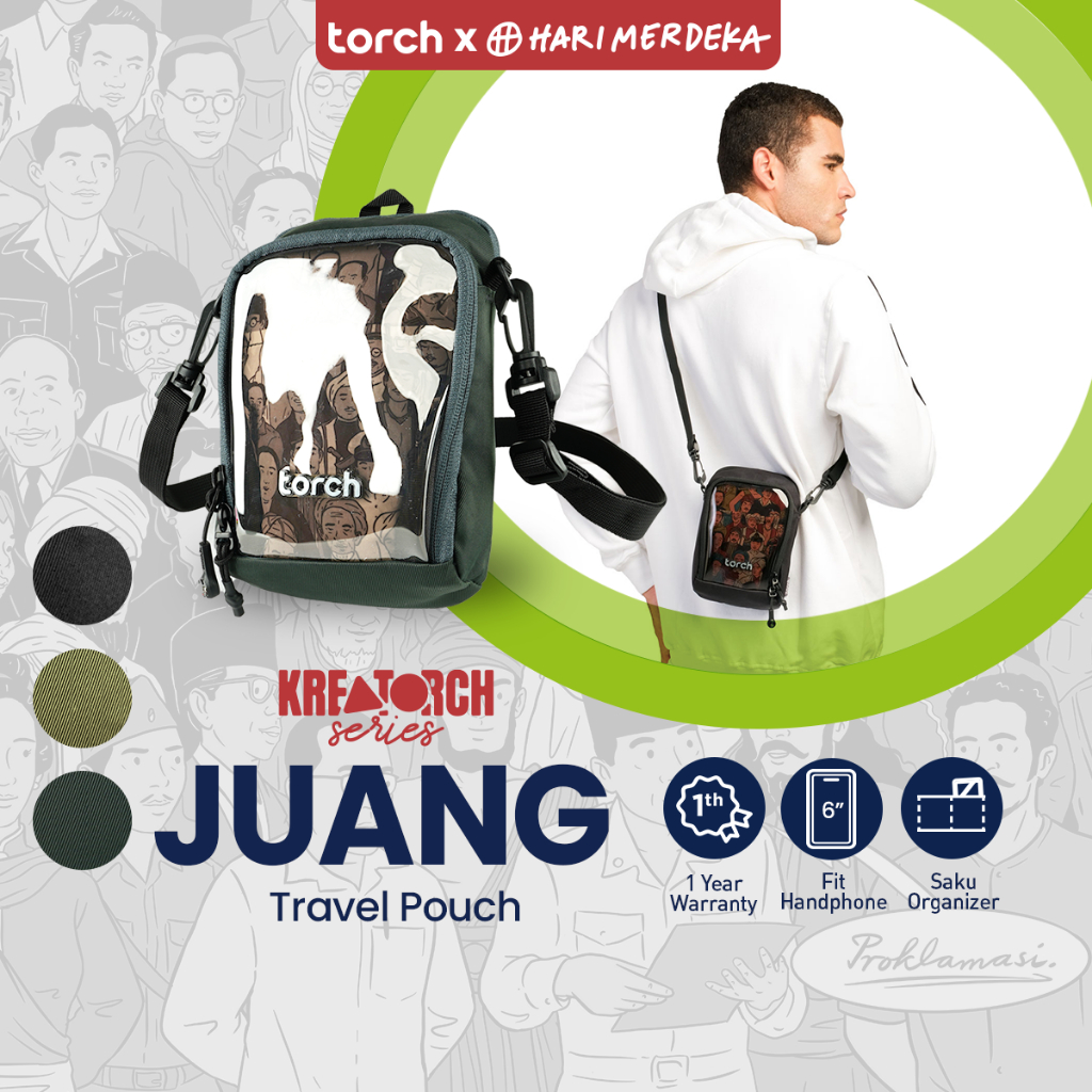 Jual TORCH Juang Tas Selempang Mini Sling Bag Artwork Spesial Hari ...