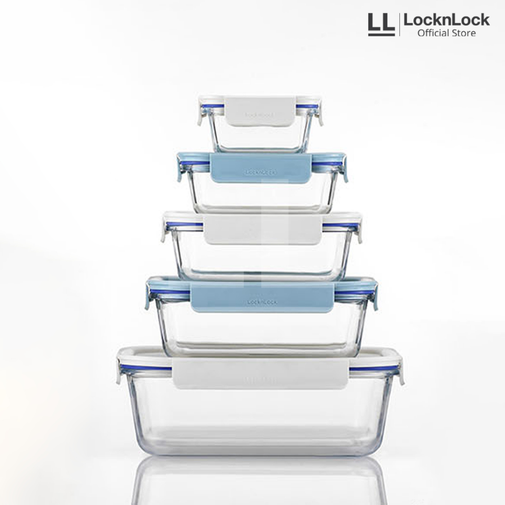 Jual LocknLock Oven Glass The Clear Wadah Makan Kaca Rectangular ...