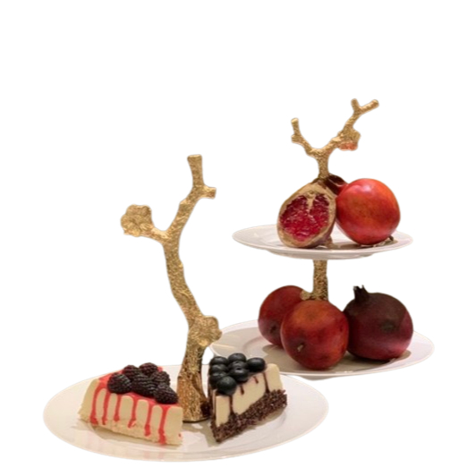 Jual Mademoiselle Liem Anais Golden Tree Branch Cake Stand Display Kue ...