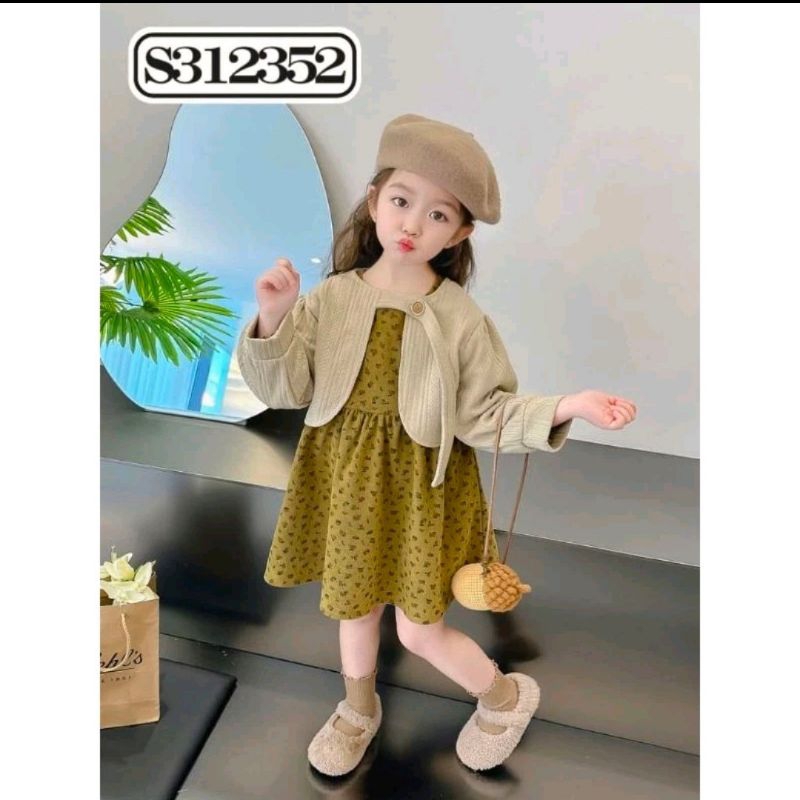 Jual Rikashop DRESS Cantik ANAK KOREAN STYLE KEKINIAN MODEL ROMPI ...