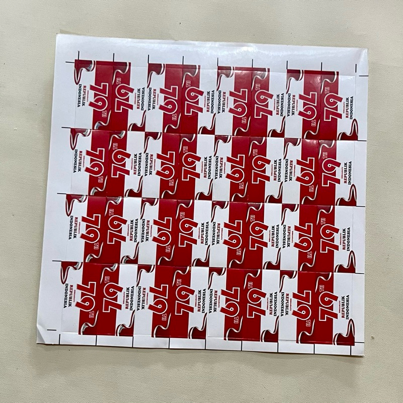 Jual Sticker bendera merah putih sticker 17 agustus DIRGAHAYU RI ...