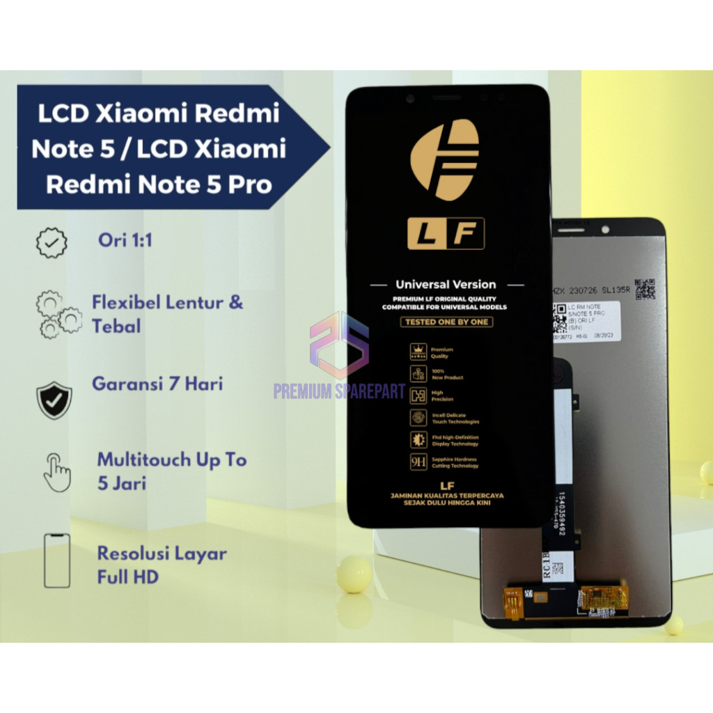Jual LCD Xiaomi Redmi Note 5 / LCD Xiaomi Redmi Note 5 Pro Fullset ...
