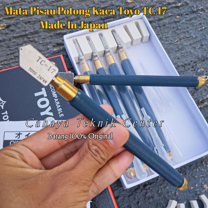 Jual Alat Potong Kaca Toyo Tc 17 Glass Cutter Toyo Original Alat ...