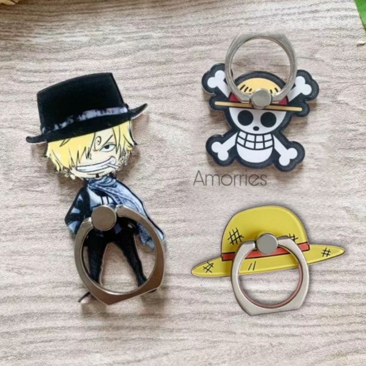 Jual IRing One Piece Sanji Logo SHP Anime Straw Hat Pirates Cincin ...