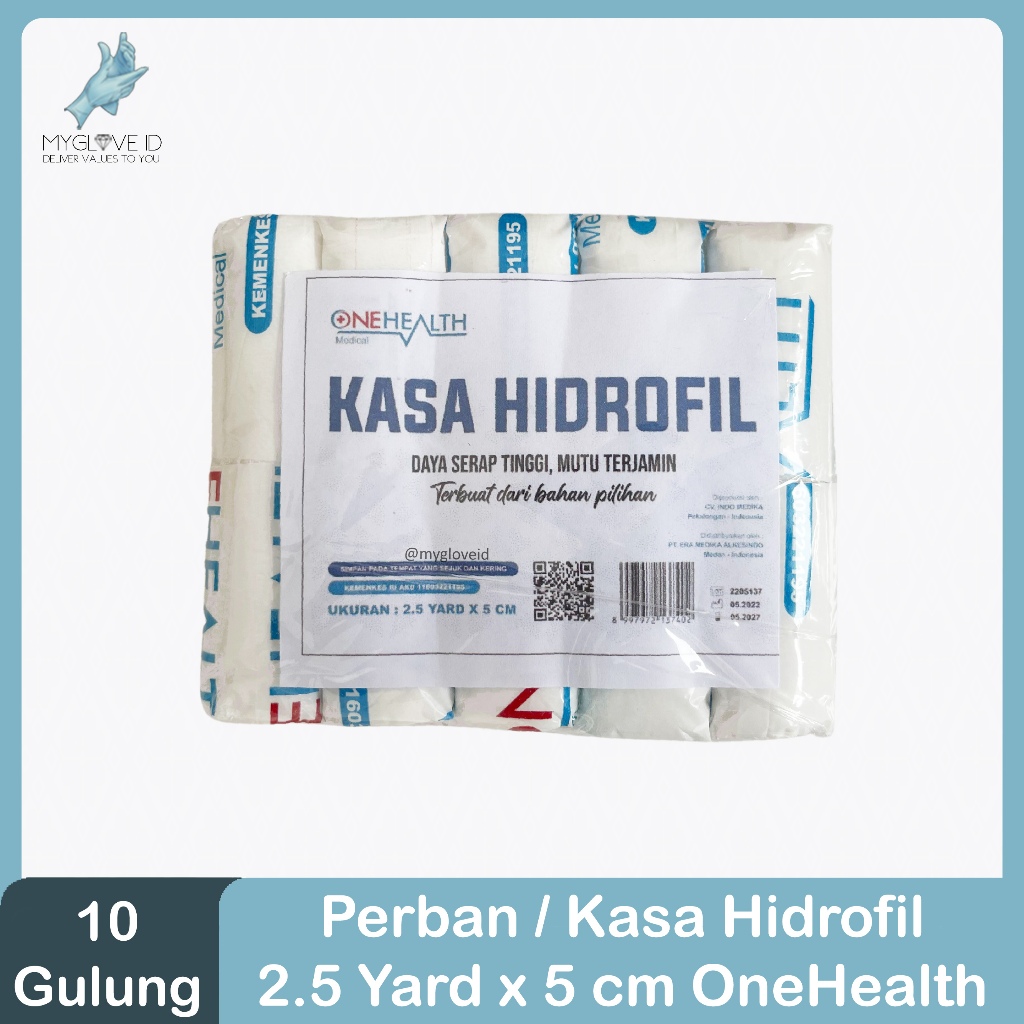 Jual Kasa Gulung Hidrofil / Perban / Verban / Verband 2.5 Yard x 5 cm ...