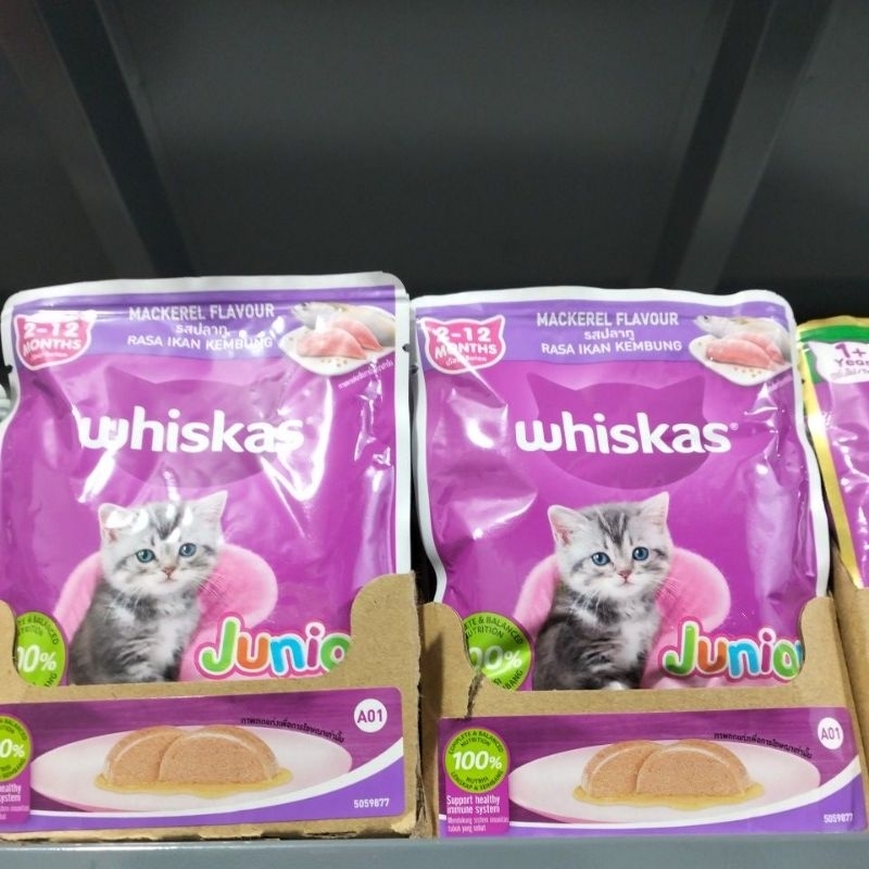 Jual Whiskas 80gr Rasa Mackerel flavor untuk kitten | Shopee Indonesia