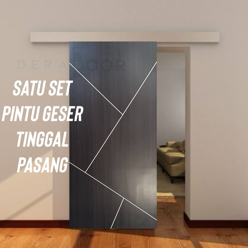 Jual SATU SET PINTU GESER KAMAR | SATU SET PINTU SLEDING | PINTU KAMAR ...