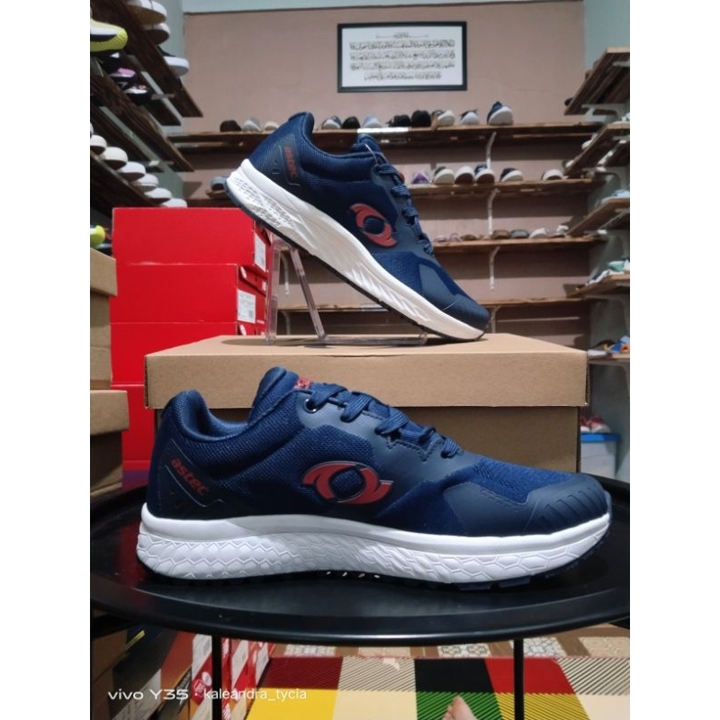 Jual sepatu ASTEC IKON RUNNING NAVY | Shopee Indonesia