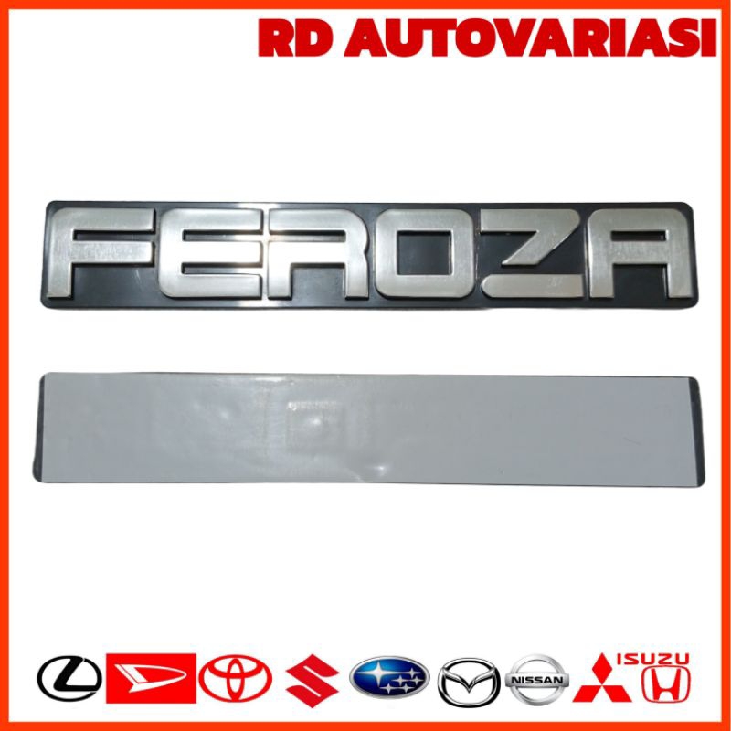 Jual Emblem Logo Grill Tulisan Feroza Ferosa Untuk Daihatsu Feroza ...