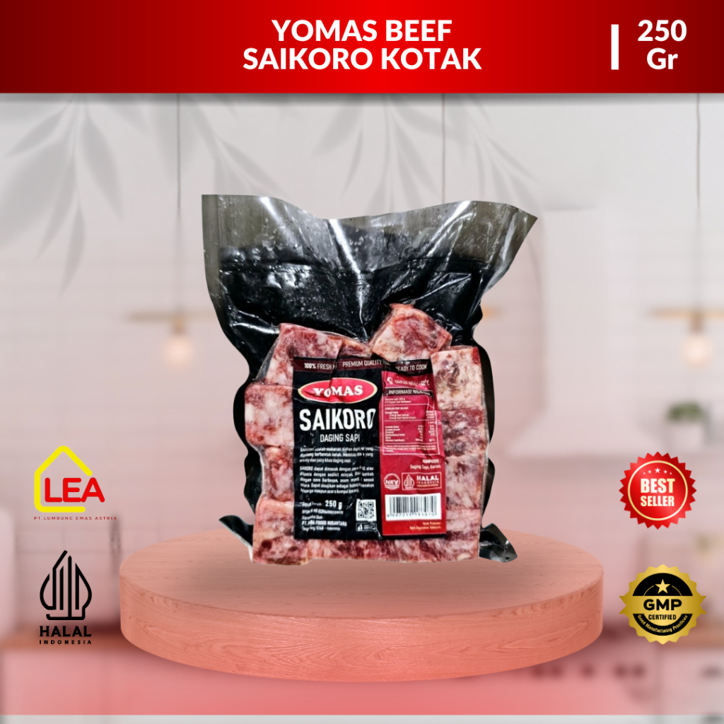 Jual Yomas Beef Saikoro Kotak 250gr / Daging Sapi Wagyu Saikoro ...