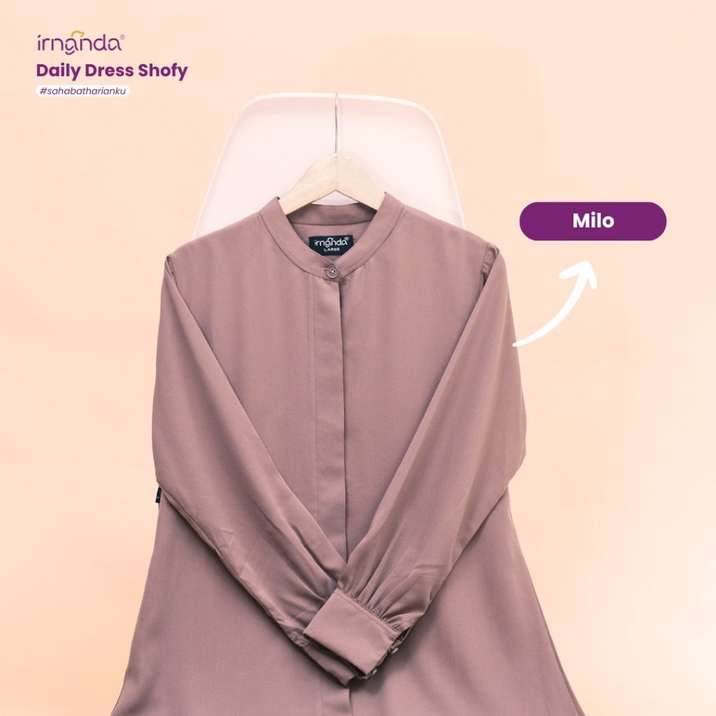 Jual PROMO Irnanda Gamis Shofy Dress Outer Polos Wanita Dewasa Remaja ...