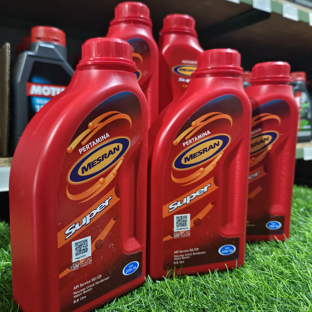 Jual OLI MESRAN SUPER 20W50 API SG 800 ML ( 100% ORIGINAL ) | Shopee Indonesia