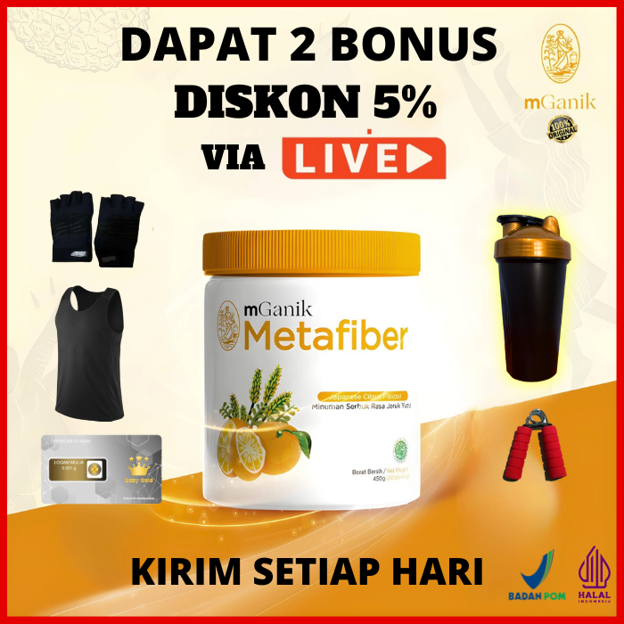Jual MGANIK METAFIBER MULTIGRAIN 450GR JERUK YUZU / LYCHEE - SUPLEMEN ...
