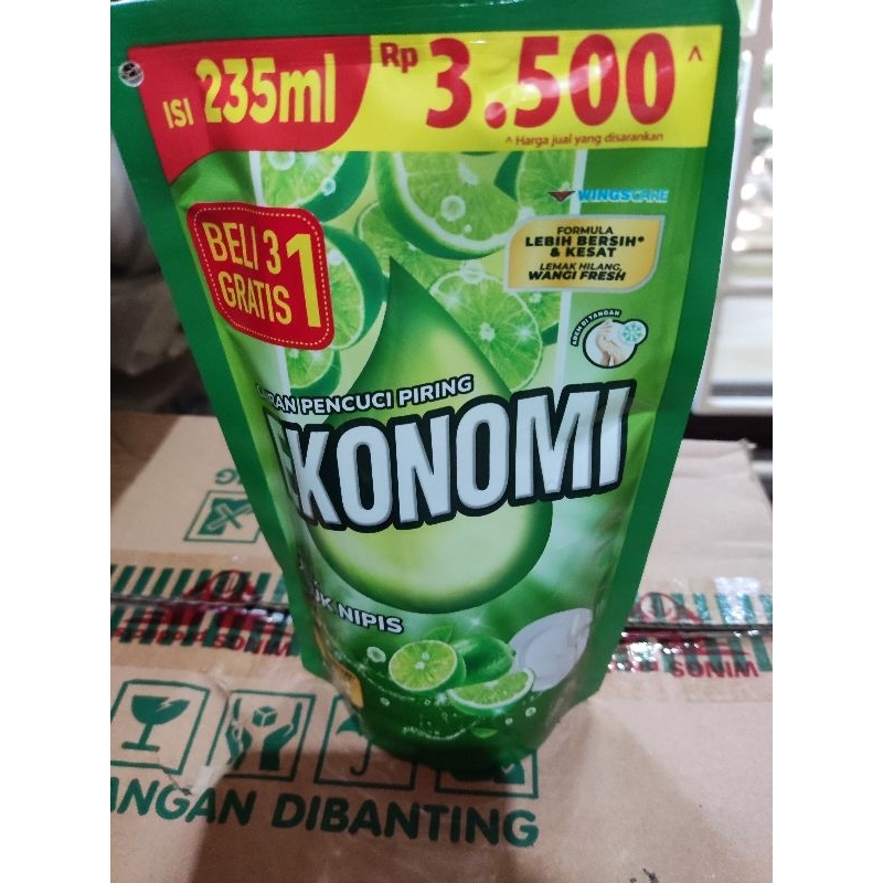 Jual Ekonomi Sabun Cuci Piring 235 ml 1 dus isi 24 pcs | Shopee Indonesia