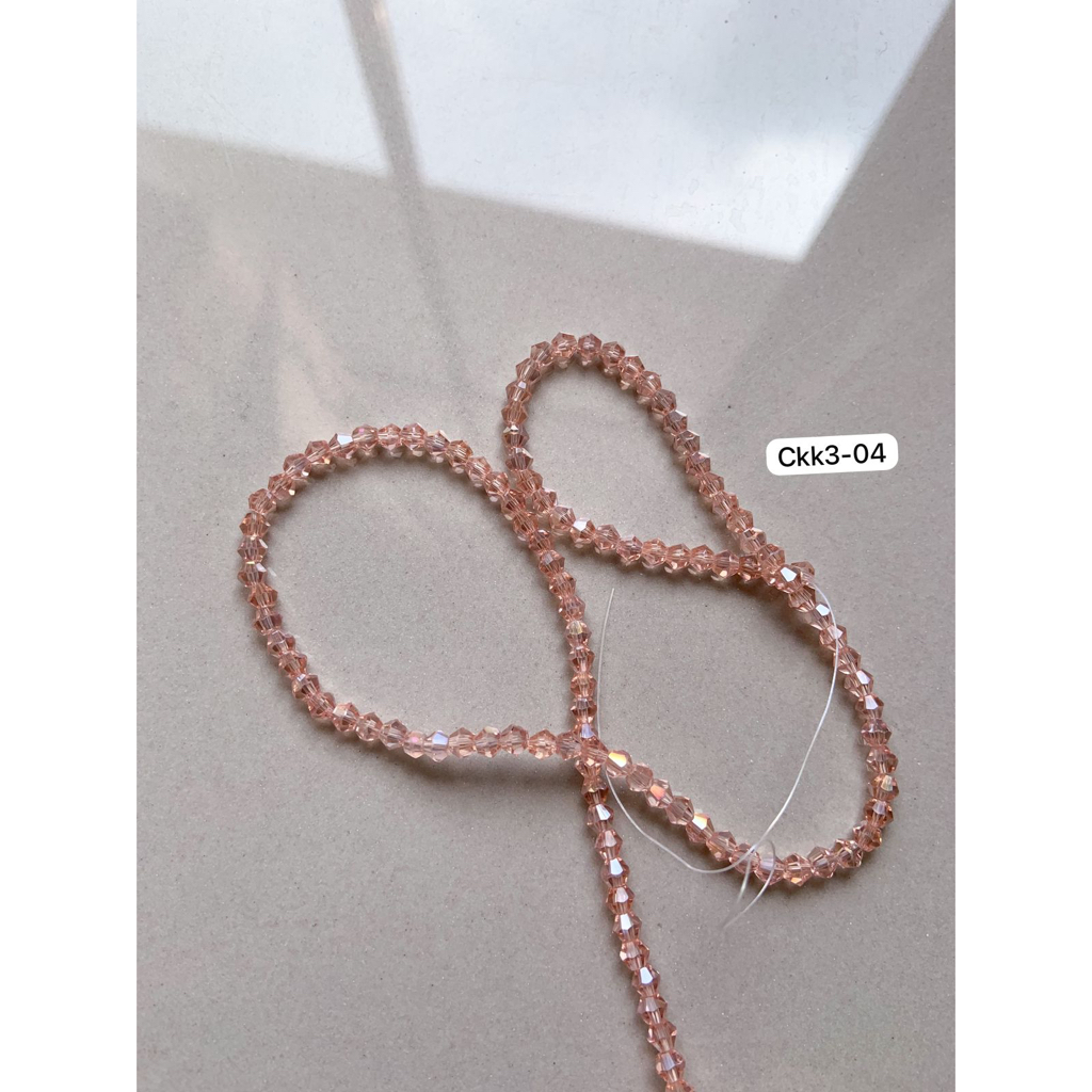 Jual CEKO KERUCUT 3MM / CEKO LANCIP / KRISTAL BICONE / CEKO DIAMOND ...