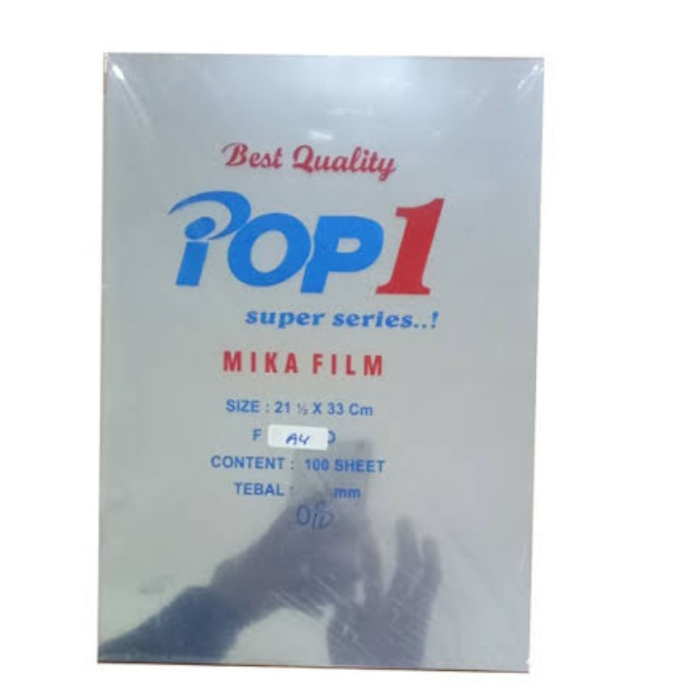 Jual [PAK] PLASTIK MIKA JILID A4 / MIKA COVER POPONE 0.8MM JILID BENING / PLASTIK MIKA POP 1 ...