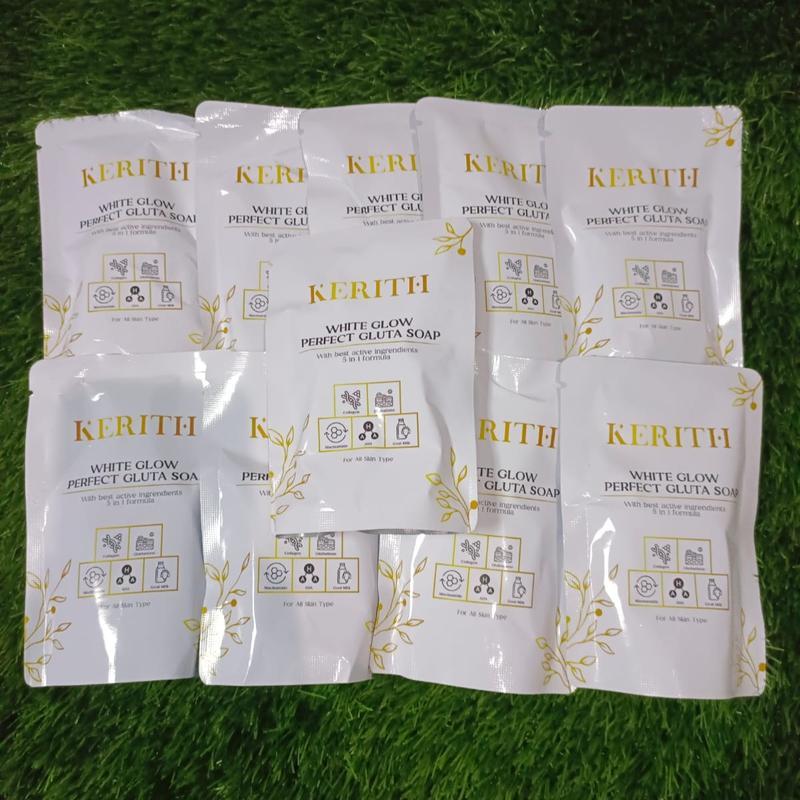 Jual Paket Usaha 10 Pcs Sabun Kerith White Glow Perfect Gluta Soap ...