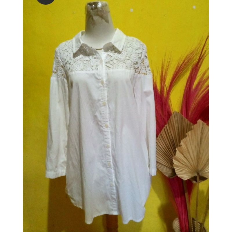 Jual blouse putih | Shopee Indonesia