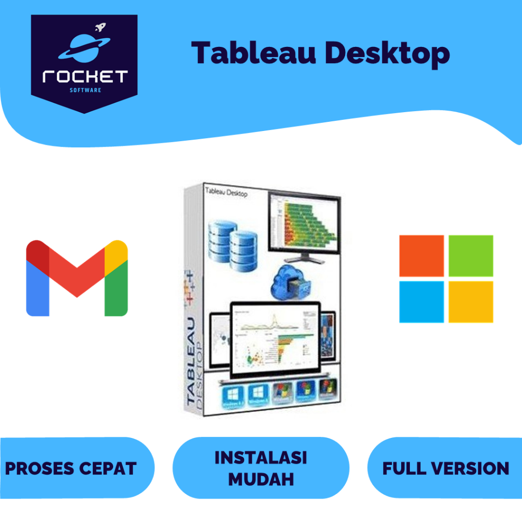 Jual Tableau Desktop Full Version Aplikasi Olah Data Excel Full Lisensi ...