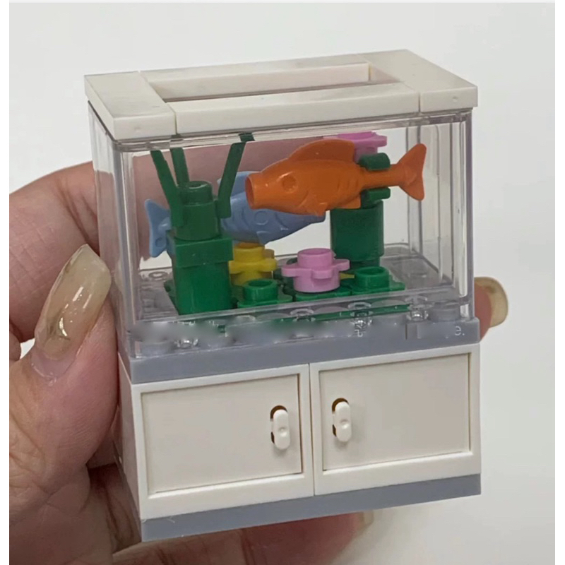 Jual mini aquarium lego puzzle akuarium ikan pajangan mainan | Shopee ...