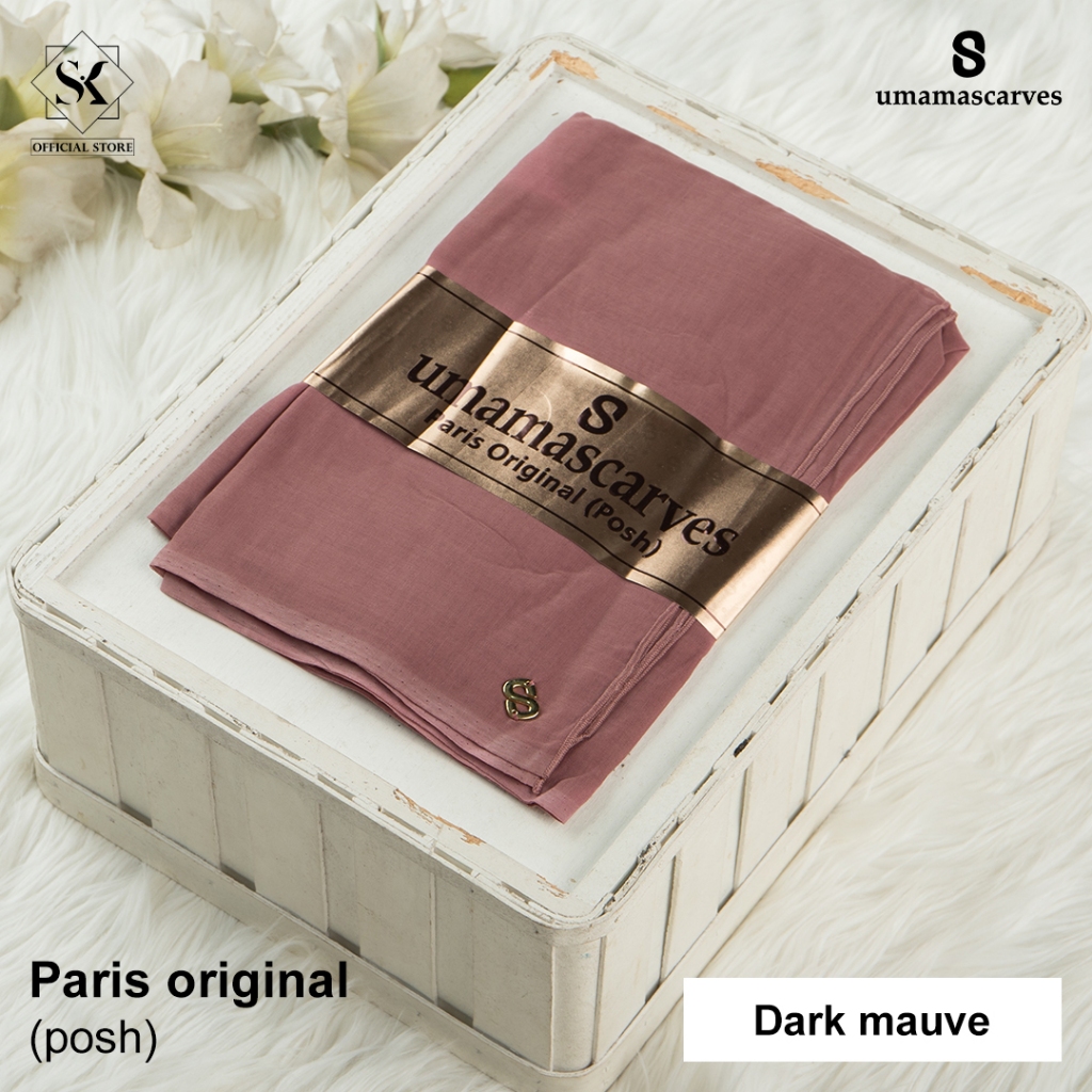 Jual Jilbab Umamascarves Paris Original Metal Logo S Kerudung Paris ...