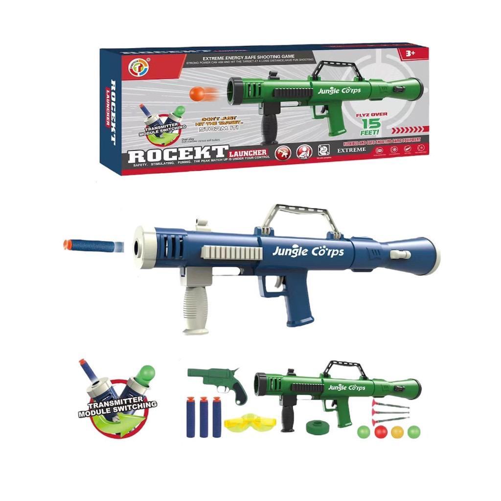 Jual Mainan Anak GUN ROCKET LAUNCHER JUNGLE CORPS Shooting Game ...