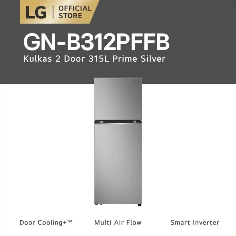 Jual Kulkas 2 pintu LG smart inverter GN-B312PFFB (kapasitas 315 Liter) | Shopee Indonesia