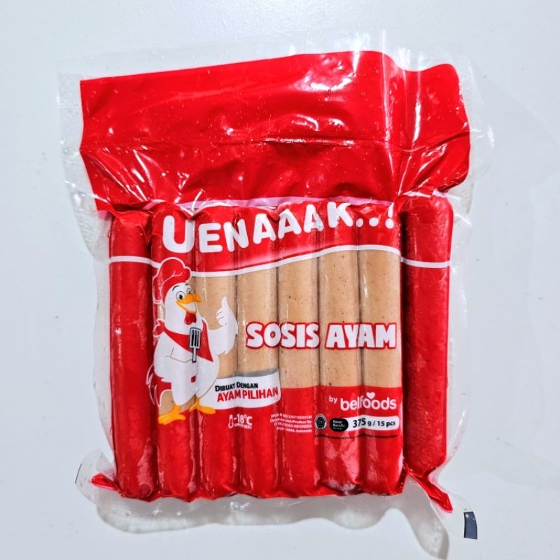 Jual BELFOODS UENAK SOSIS AYAM VARIAN 345GR | Shopee Indonesia