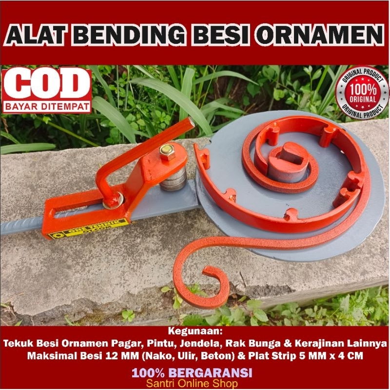 Jual (TERBARU) ALAT TEKUK BESI Penekuk Besi Pembuat Ornamen Bending ...
