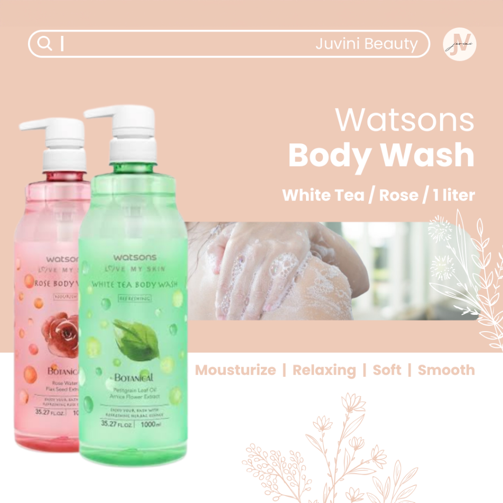 Jual Watsons Body Wash Botanical 1L | Shopee Indonesia